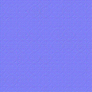 Patterned Brown Clay PBR Texture