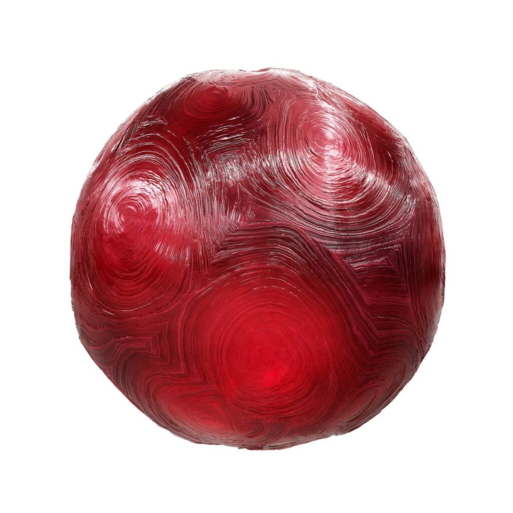 Red Crystal PBR Texture
