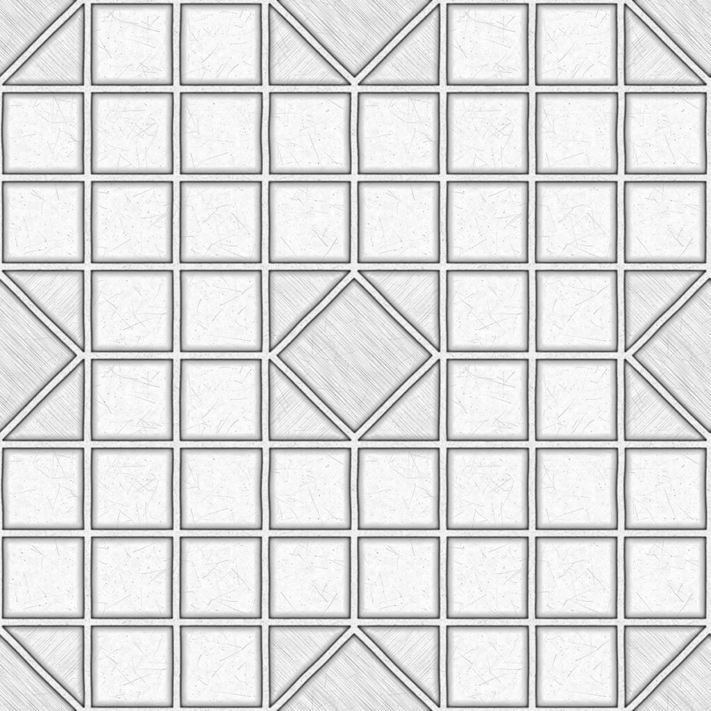 Red Stained Glass Window PBR Texture