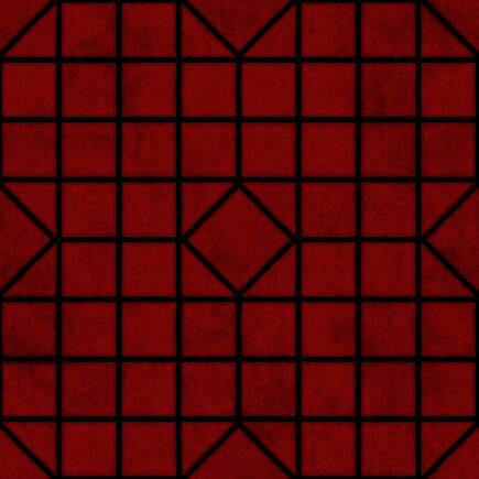 Red Stained Glass Window PBR Texture