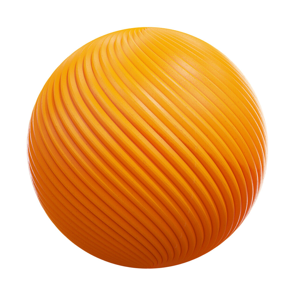 Skewed Patterned Orange Plastic PBR Texture