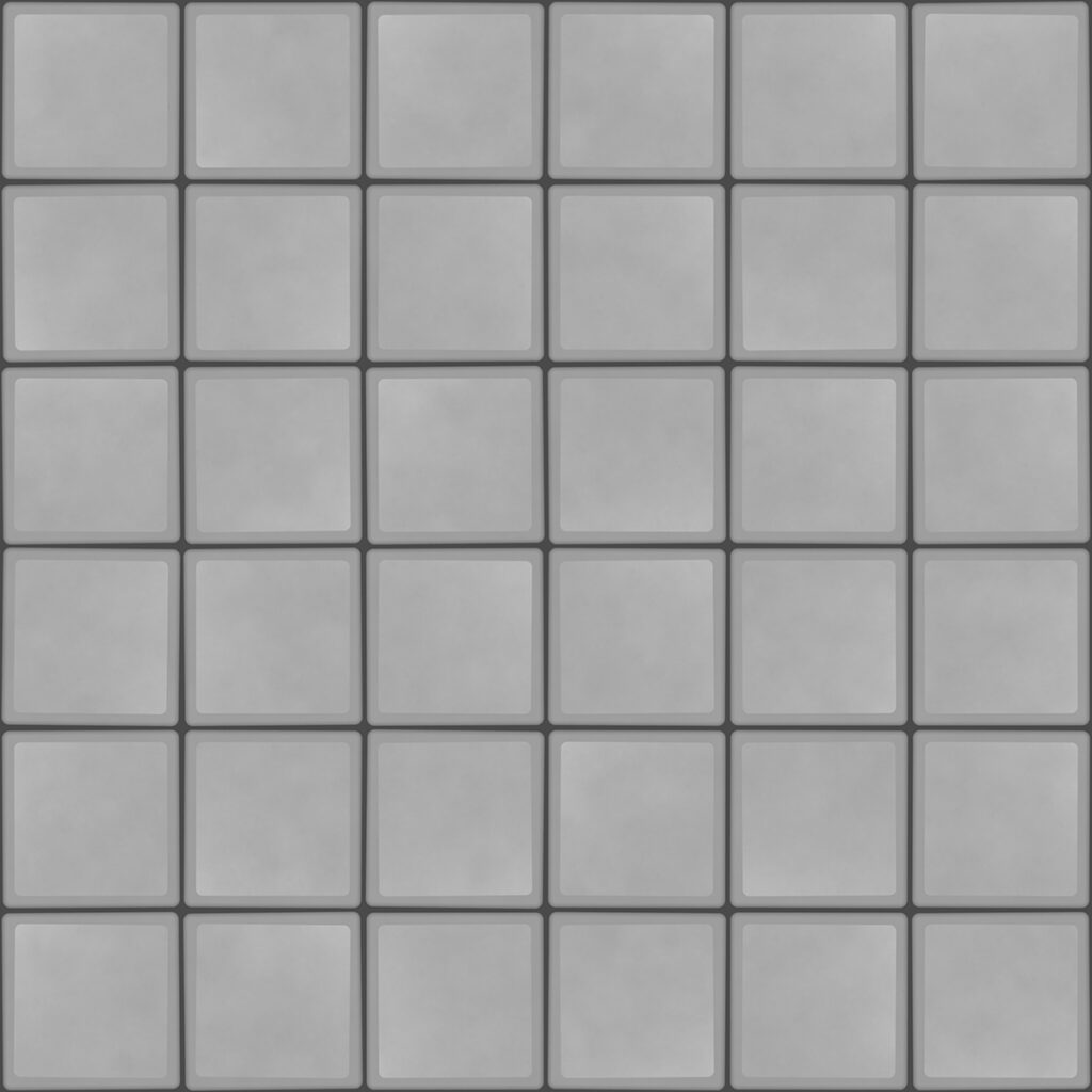 Solved Rubik's Cube PBR Texture