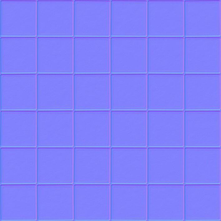 Solved Rubik's Cube PBR Texture