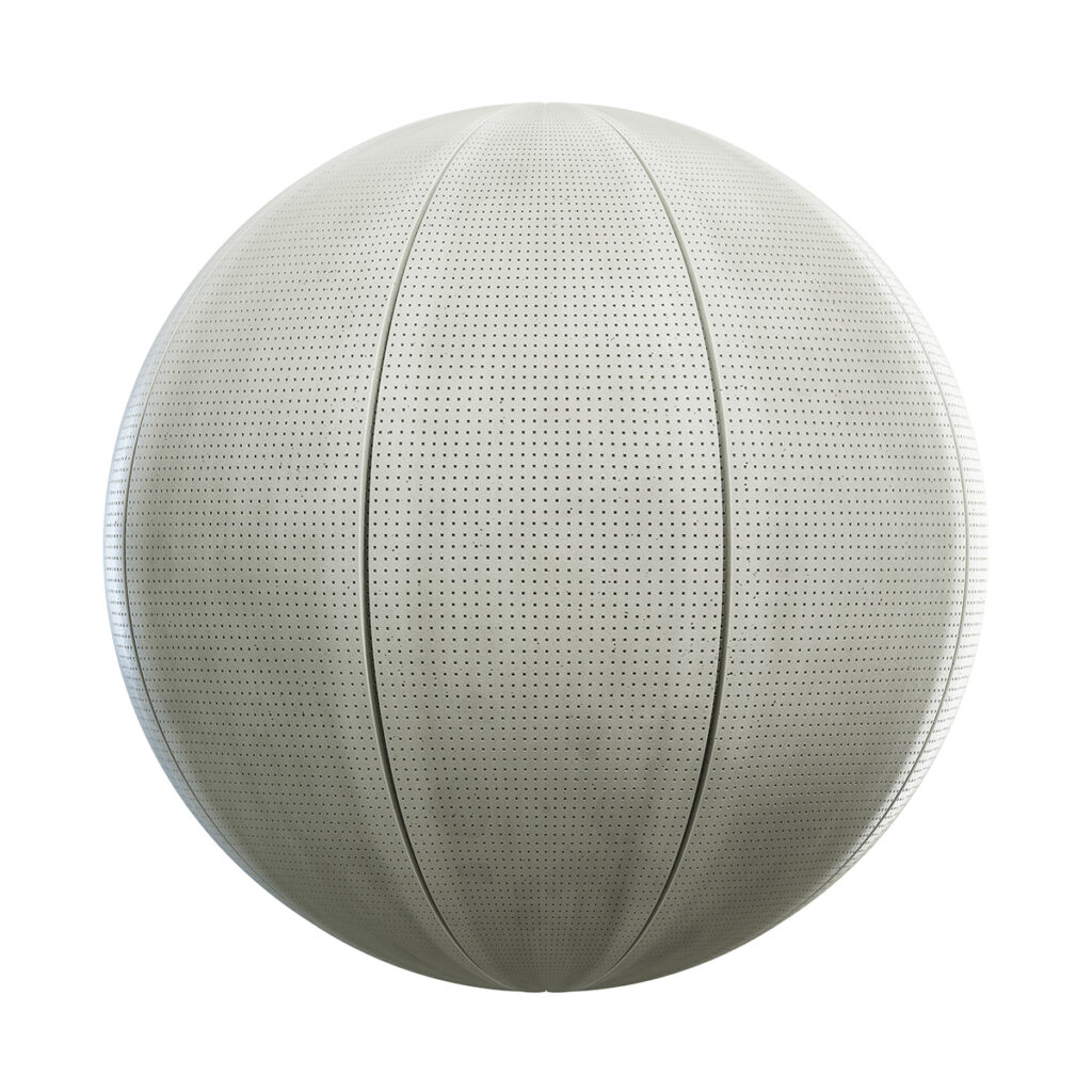 White Perforated Plastic Panels PBR Texture