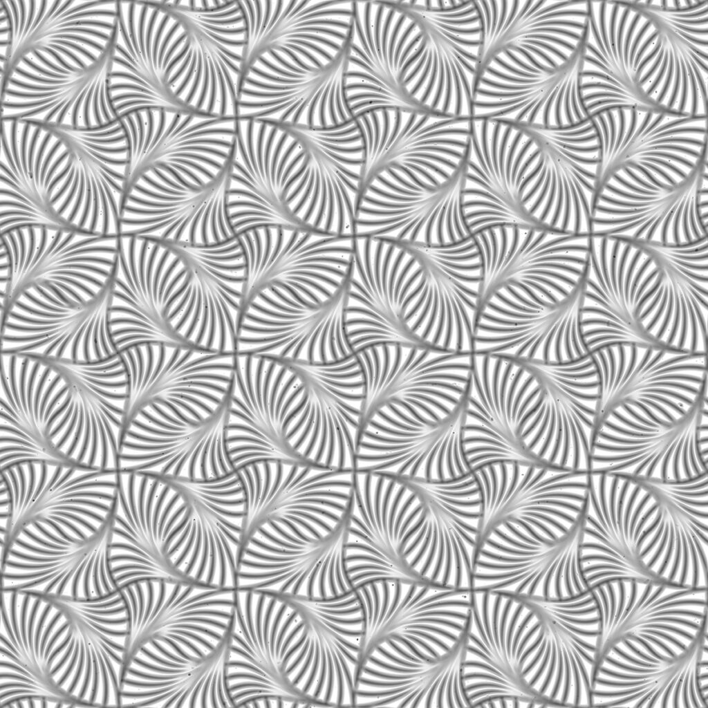 Yellow Patterned Glass PBR Texture