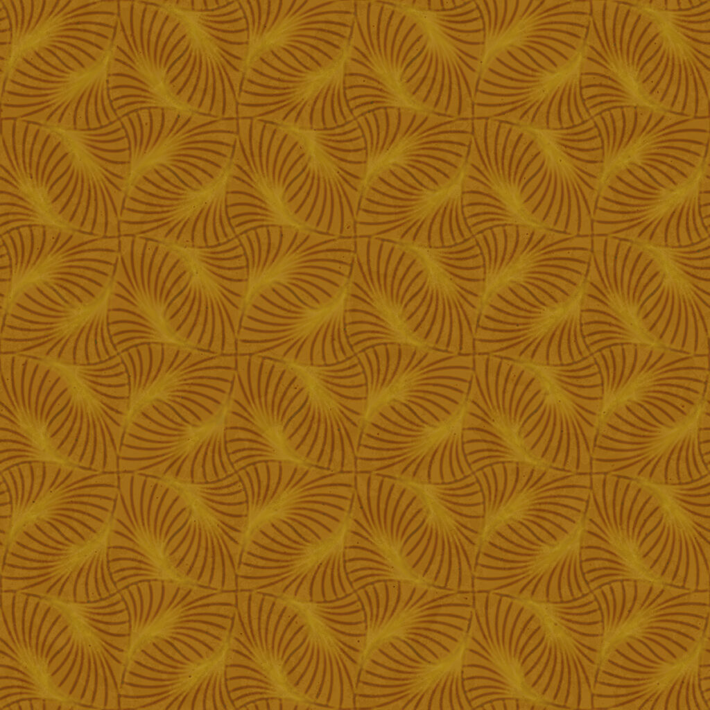 Yellow Patterned Glass PBR Texture