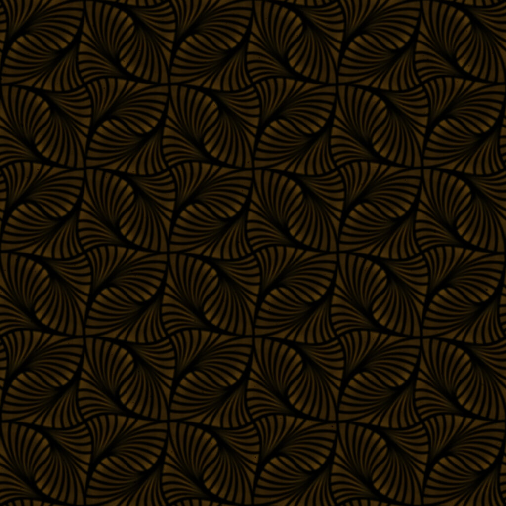 Yellow Patterned Glass PBR Texture