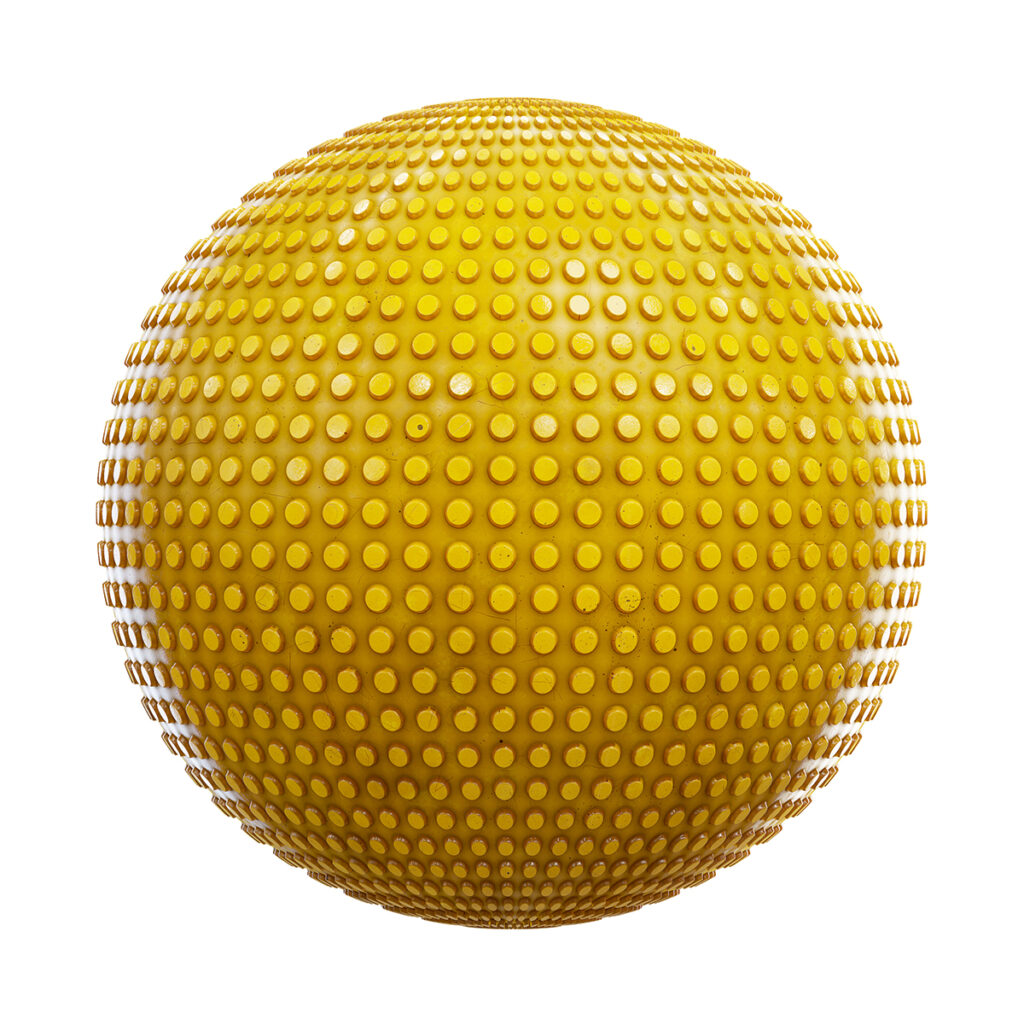 Yellow Patterned Plastic PBR Texture