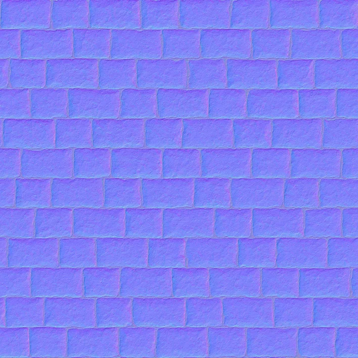 Brown Stone Slab Wall PBR Texture