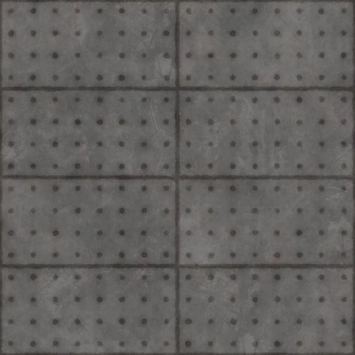 Grey Concrete Blocks PBR Texture