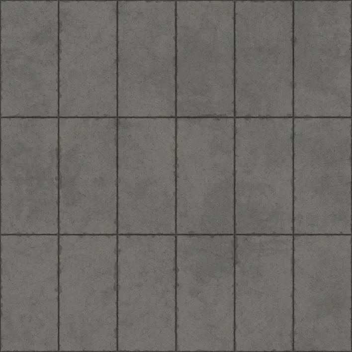 Grey Concrete Blocks PBR Texture