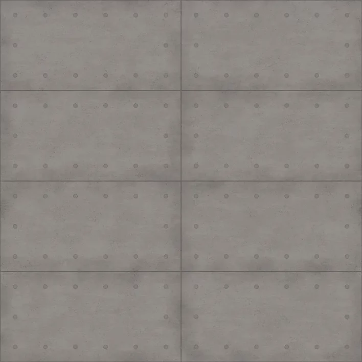 Grey Concrete Blocks PBR Texture