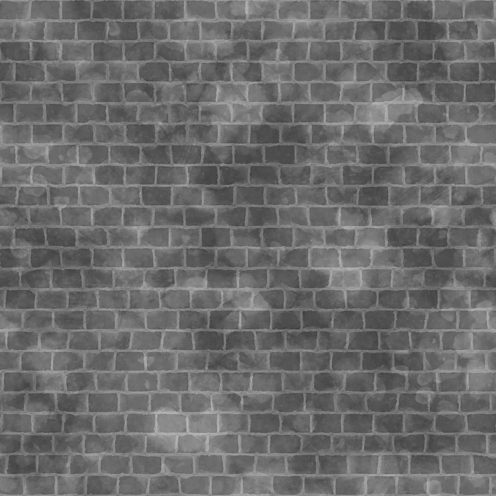 Grey Stone Brick Wall PBR Texture