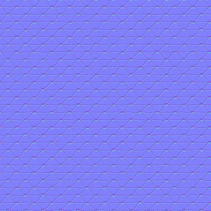 Metal Wire Fence PBR Texture