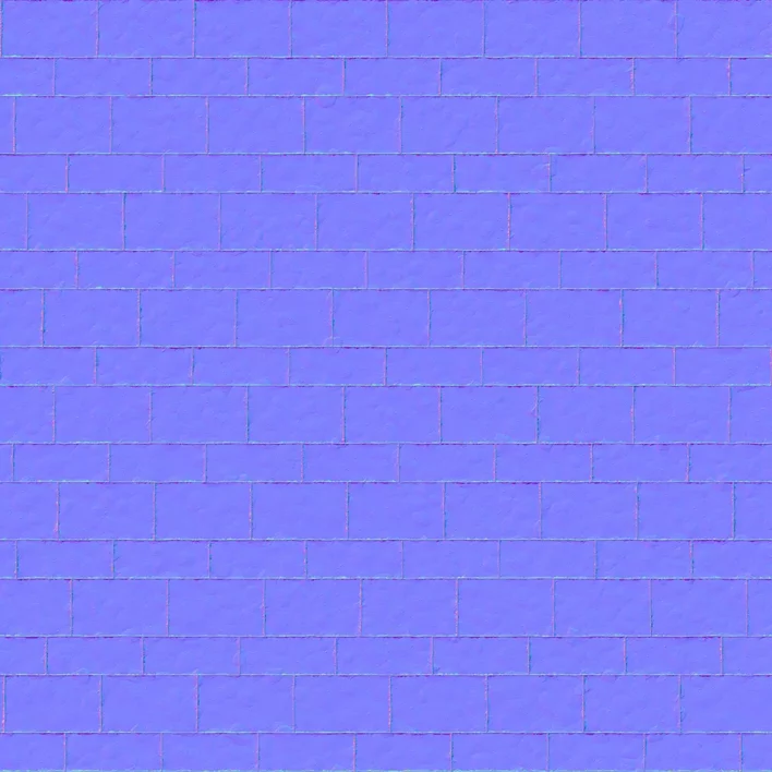 Orange Stone Slab Wall PBR Texture