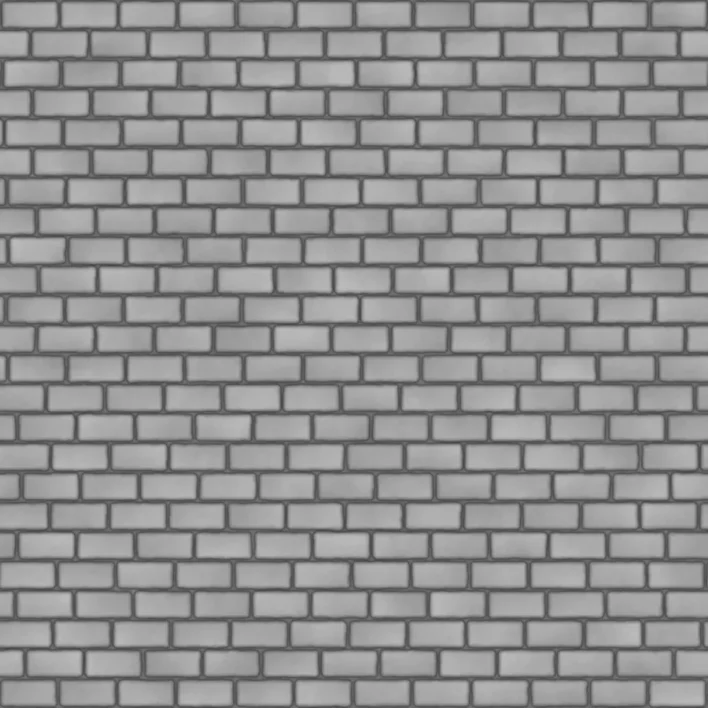 Rounded Brown Brick Wall PBR Texture
