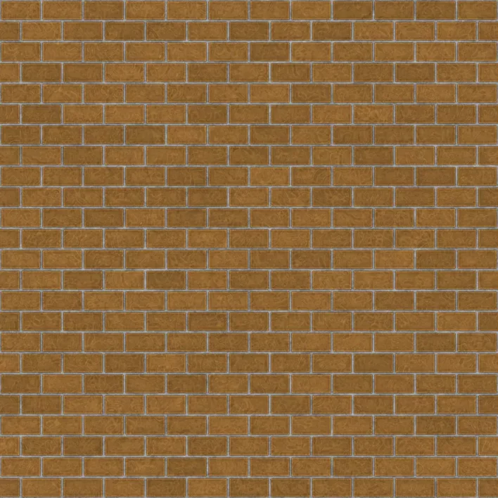 Yellow Brick Wall PBR Texture