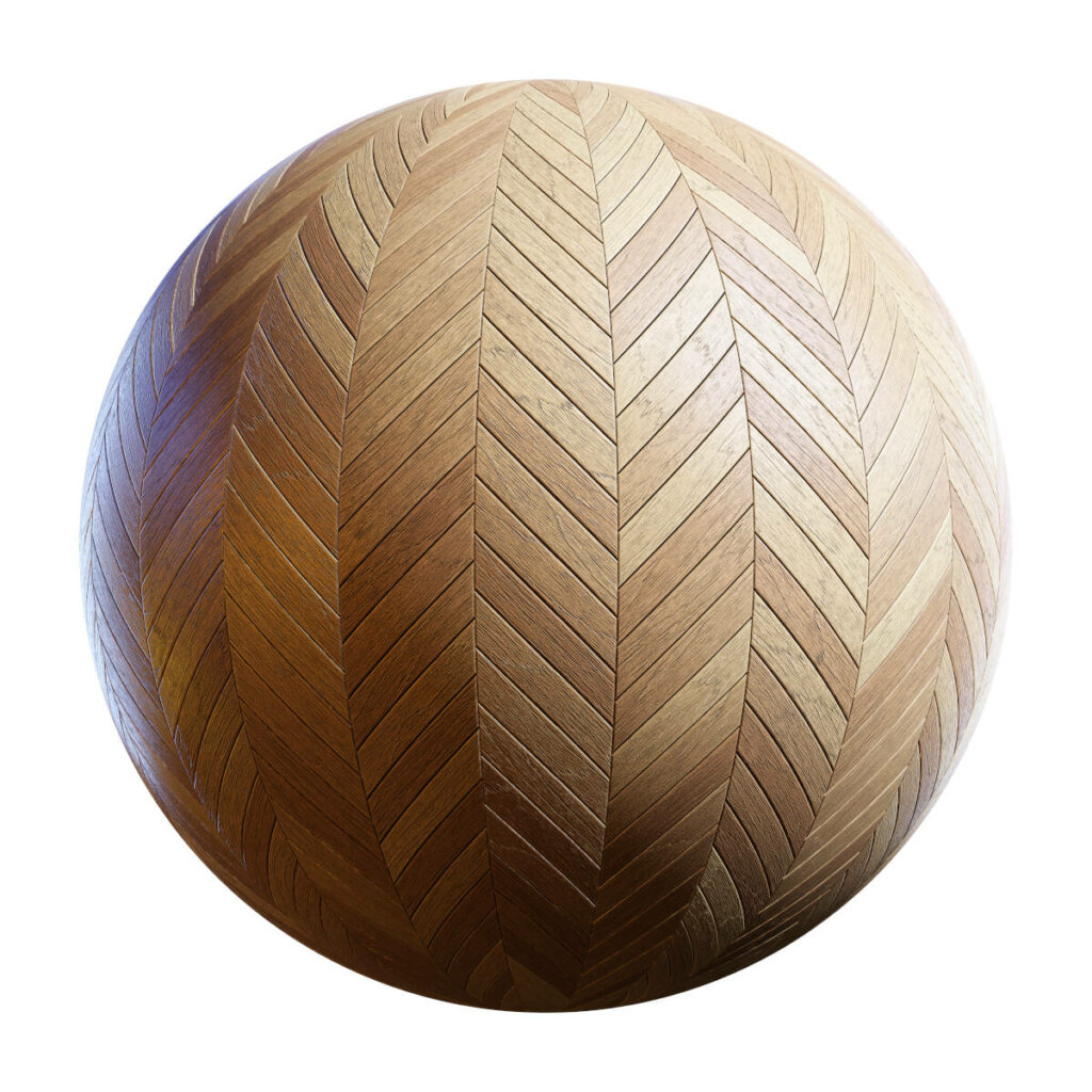 Patterned Wooden Wall Panels PBR Texture