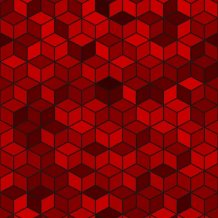 Red Diamond Pattern Wall Panel PBR Texture