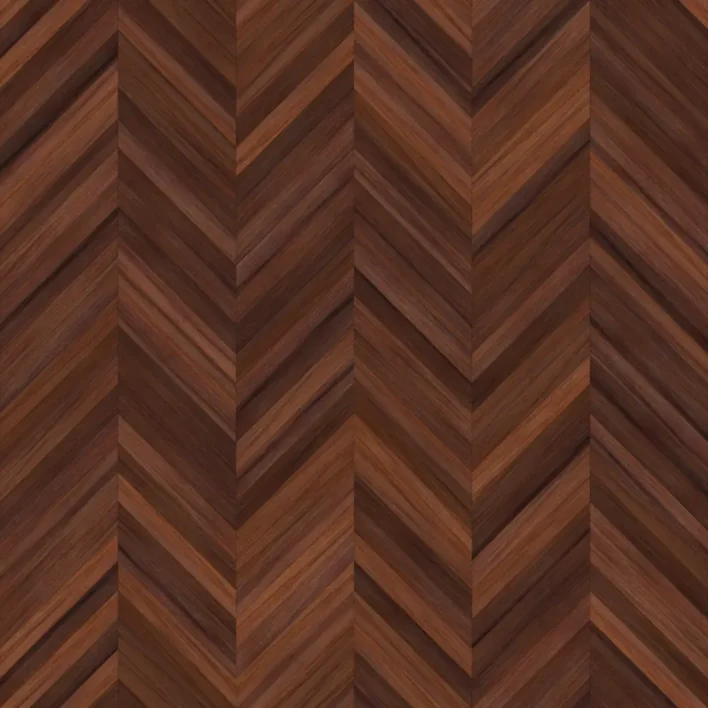 Dark Chevron Wood Parquet PBR Texture