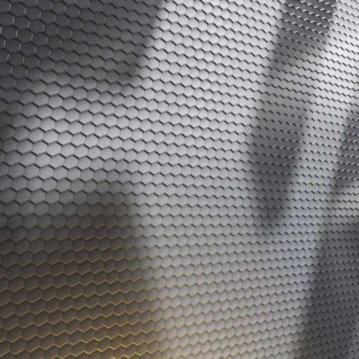 Grey Patterned Wall Panel PBR Texture