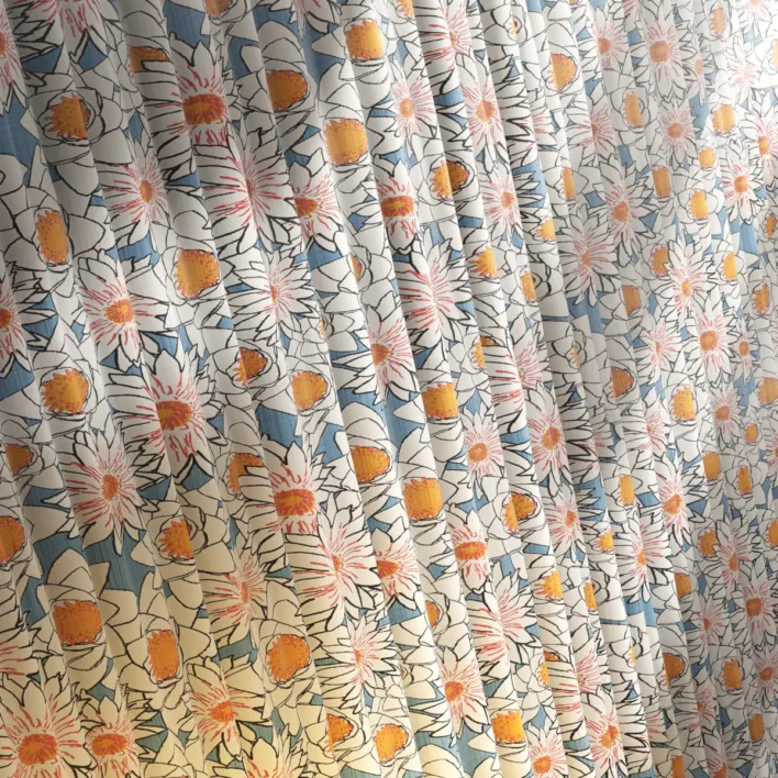Flower Pattern Curtains
