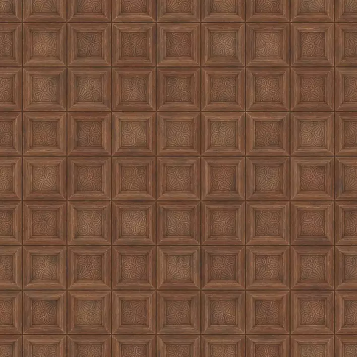 Wooden Patterned Wall