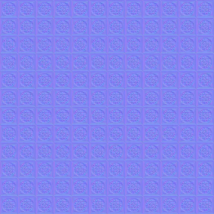 Square Wooden Wall Tiles PBR Texture