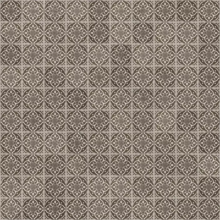 Brown Patterned Tiles PBR Texture