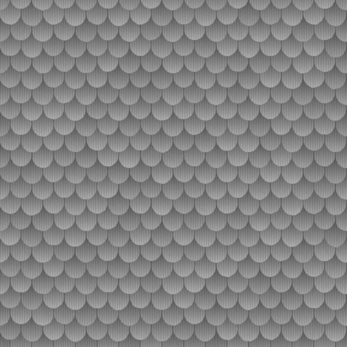 Old Ceramic Round Roof Tiles PBR Texture