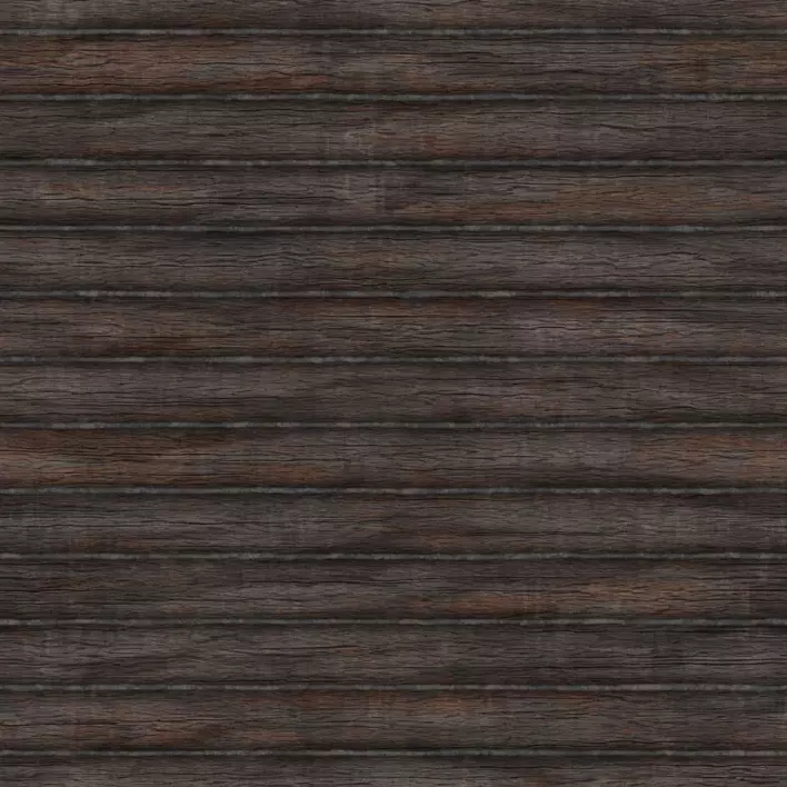 Tree Bark Horizontal Wooden Logs PBR Texture