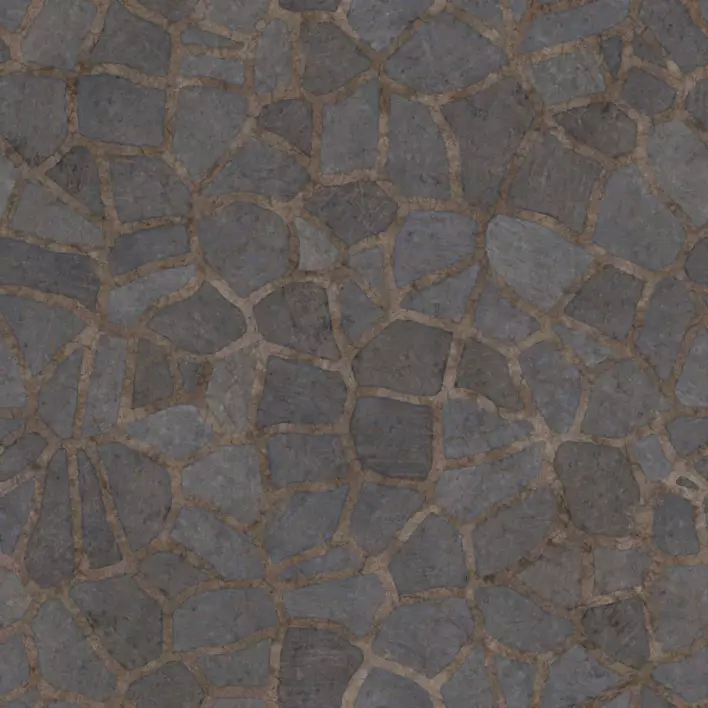 Flagstone Pavement PBR Texture