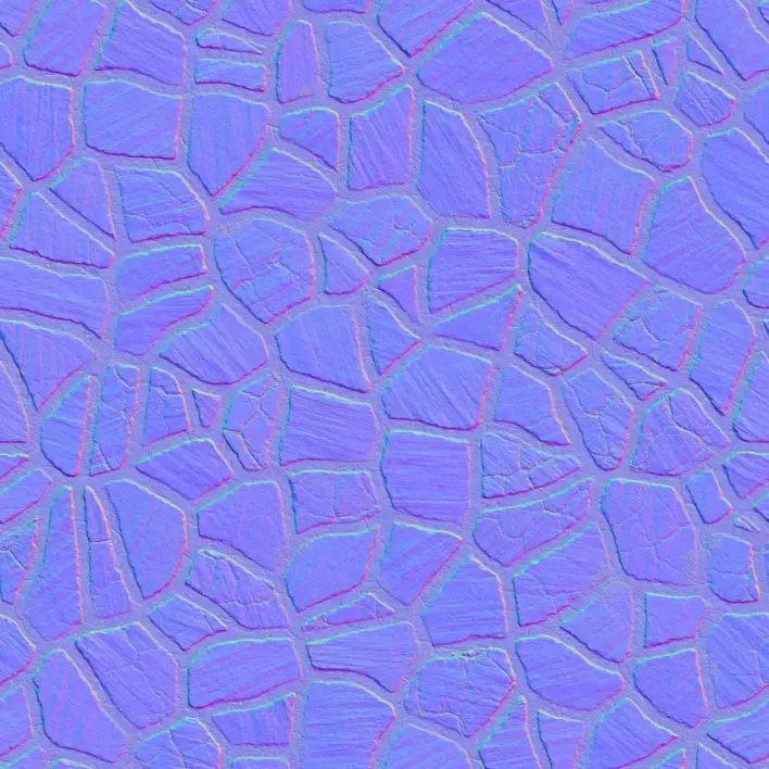 Flagstone Pavement PBR Texture