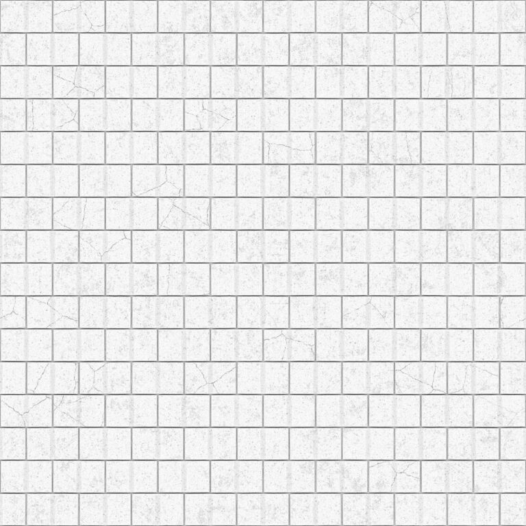 Grey Cinder Block Wall PBR Texture