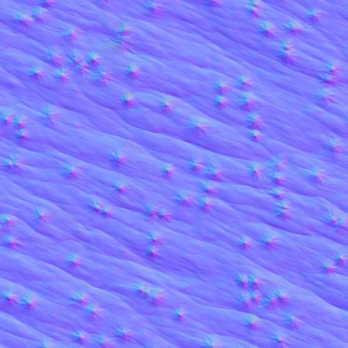 Infected Crature Skin PBR Texture