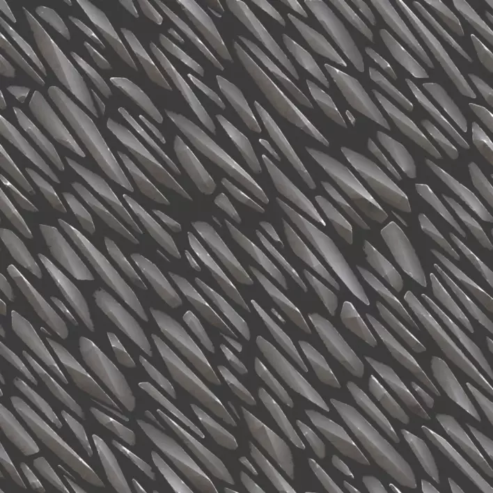 Metal Shards on Sand PBR Texture