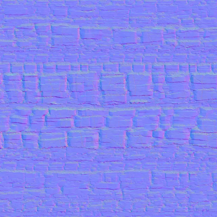 Rock Cliff with Grass PBR Texture