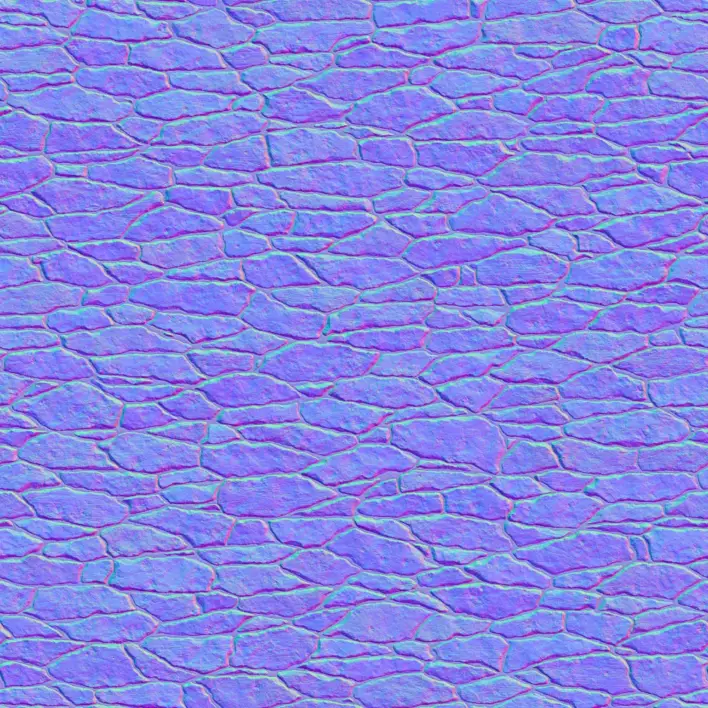 Stone Slate Wall PBR Texture
