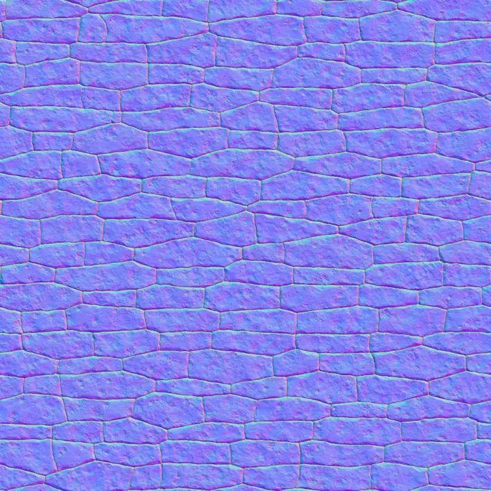 Stone Slate Wall PBR Texture