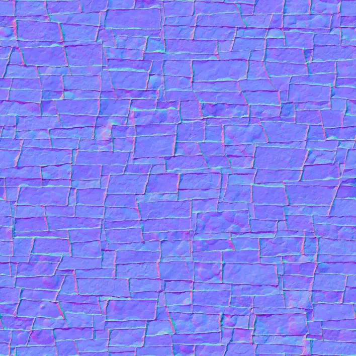 Stone Slate Wall PBR Texture