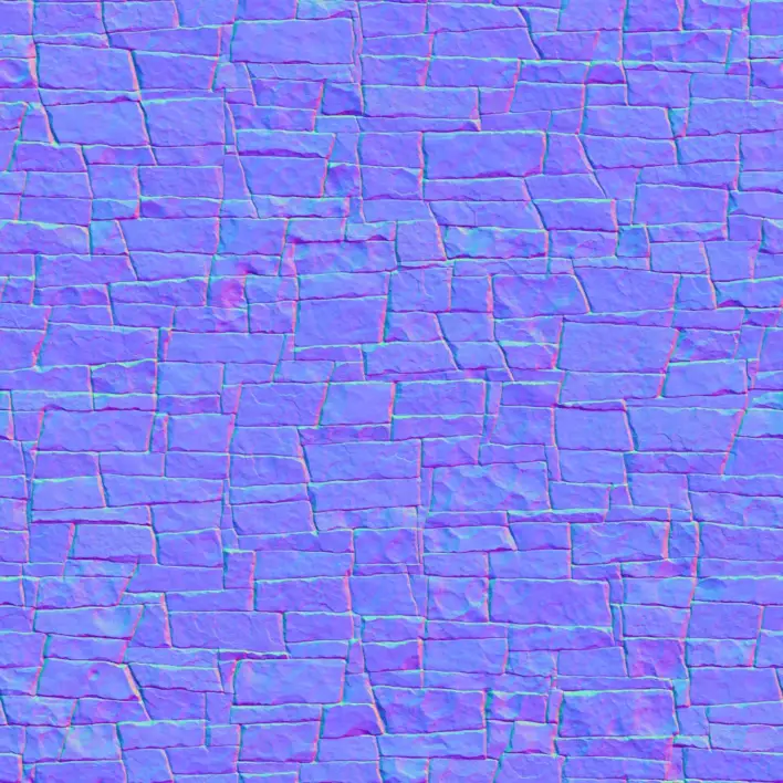 Stone Slate Wall PBR Texture