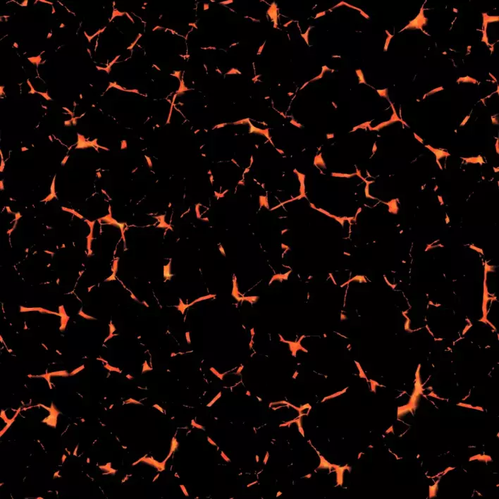 Stylized Cracked Lava Rocks PBR Texture