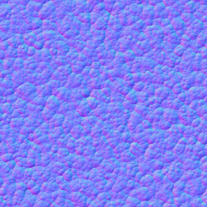 Blue Alien Crystall PBR Texture