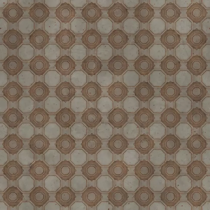 Rusty Metal Wall Panels PBR Texture