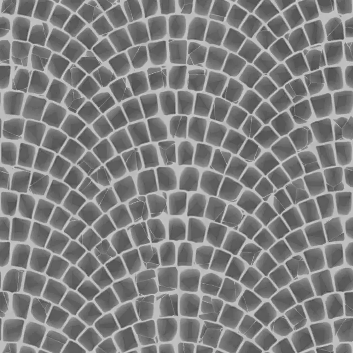 Stylized Beige Arc Pavement PBR Texture