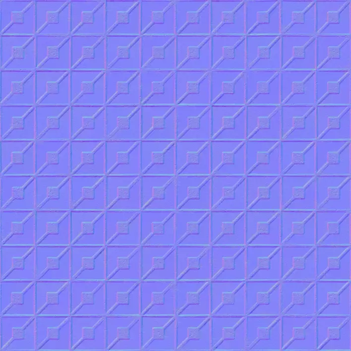 Concrete Ground Tiles PBR Texture