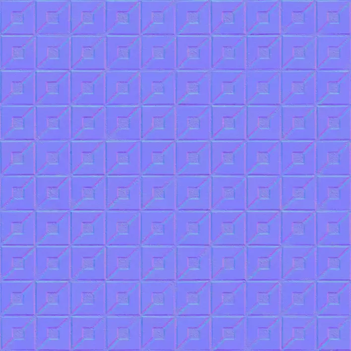 Concrete Ground Tiles PBR Texture