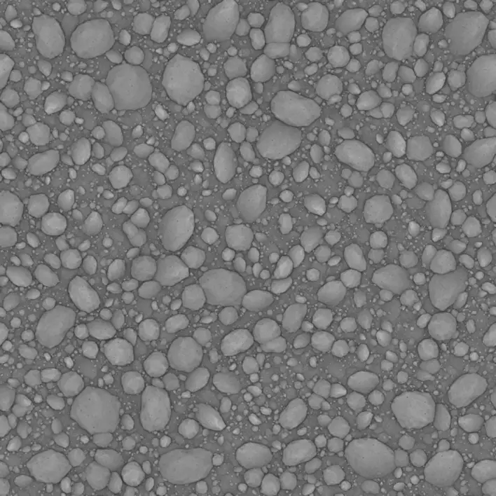 Grey River Rocks PBR Texture