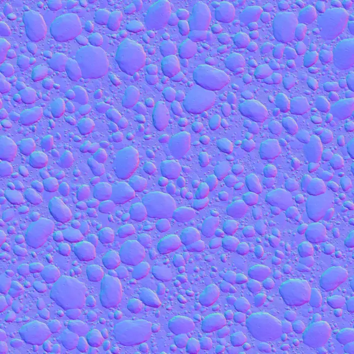 Grey River Rocks PBR Texture