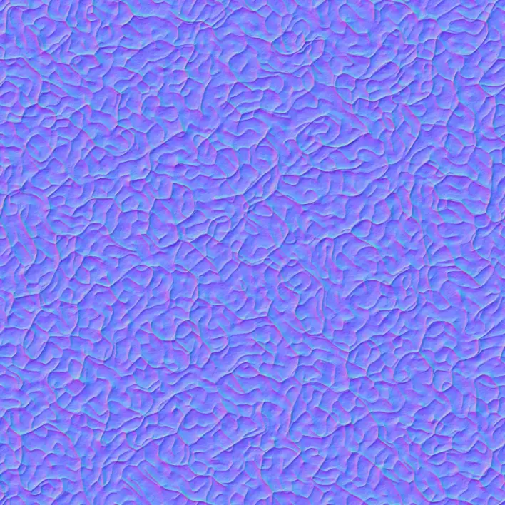 Purple Alien Brain PBR Texture